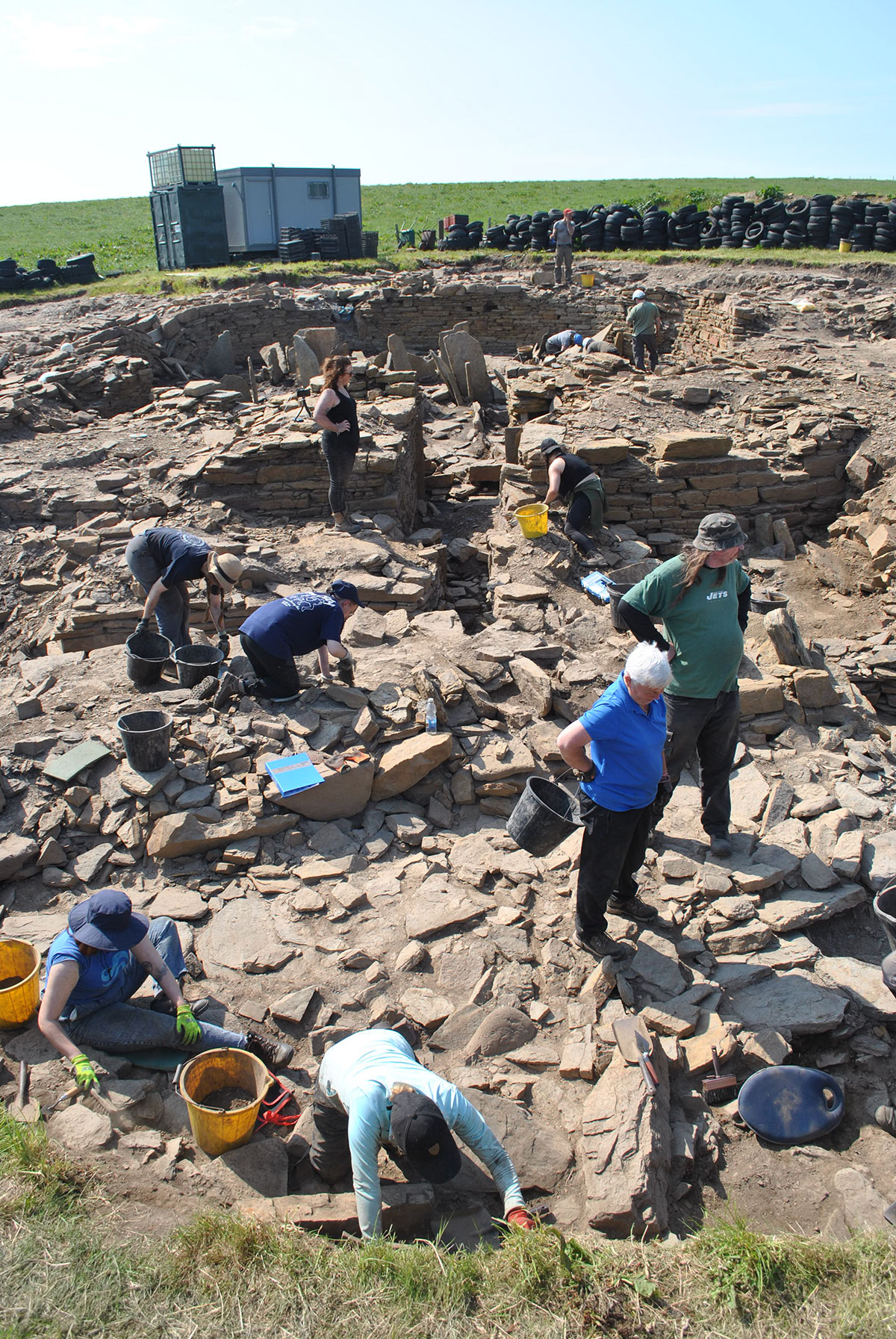 The Cairns dig diary - day two - Archaeology Orkney