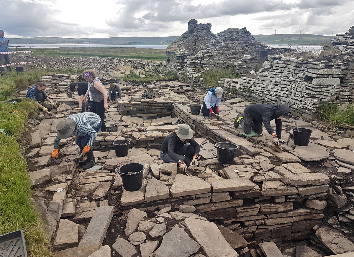 Head to Rousay this Saturday for 2023 open day at Skaill farm dig ...