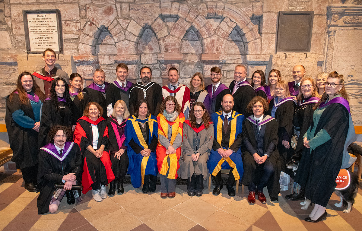 Graduation day at UHI Orkney - Archaeology Orkney